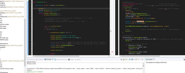 Using The Sloeber Ide For Programming The Arduinoesp8266esp32 Esp32 Esp8266 Rfm69 Cc1101 5161